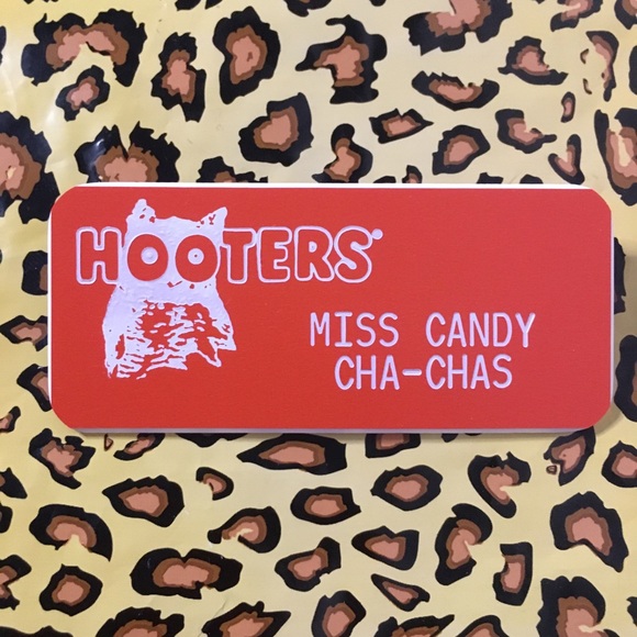 Hooters | Accessories | New Hooters Girl Uniform Name Tag Miss Candy ...